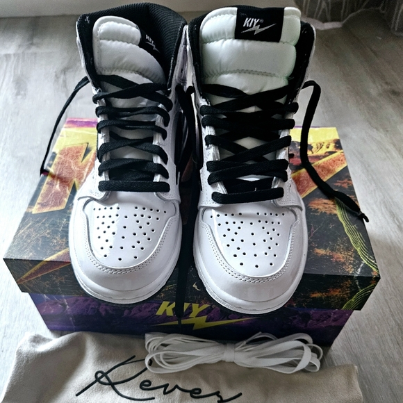 Reves Sport | Shoes | Reves Sport Kiy 85 Hi Patent Whiteblack The Lox ...